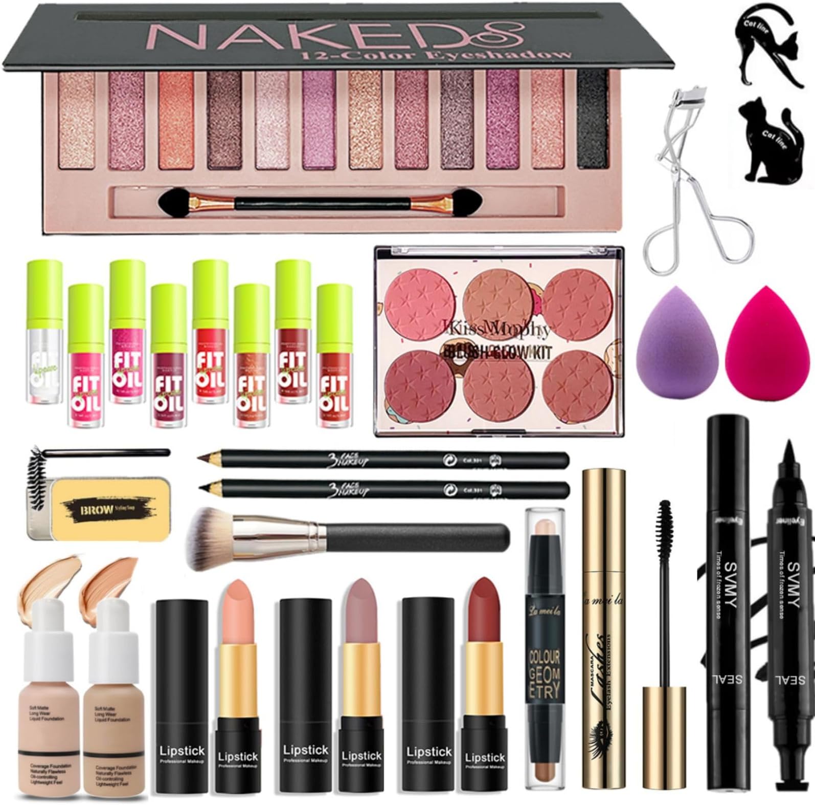 Amazon.com : All in One Makeup Kit for Women Full Kit, 12 Colors ...