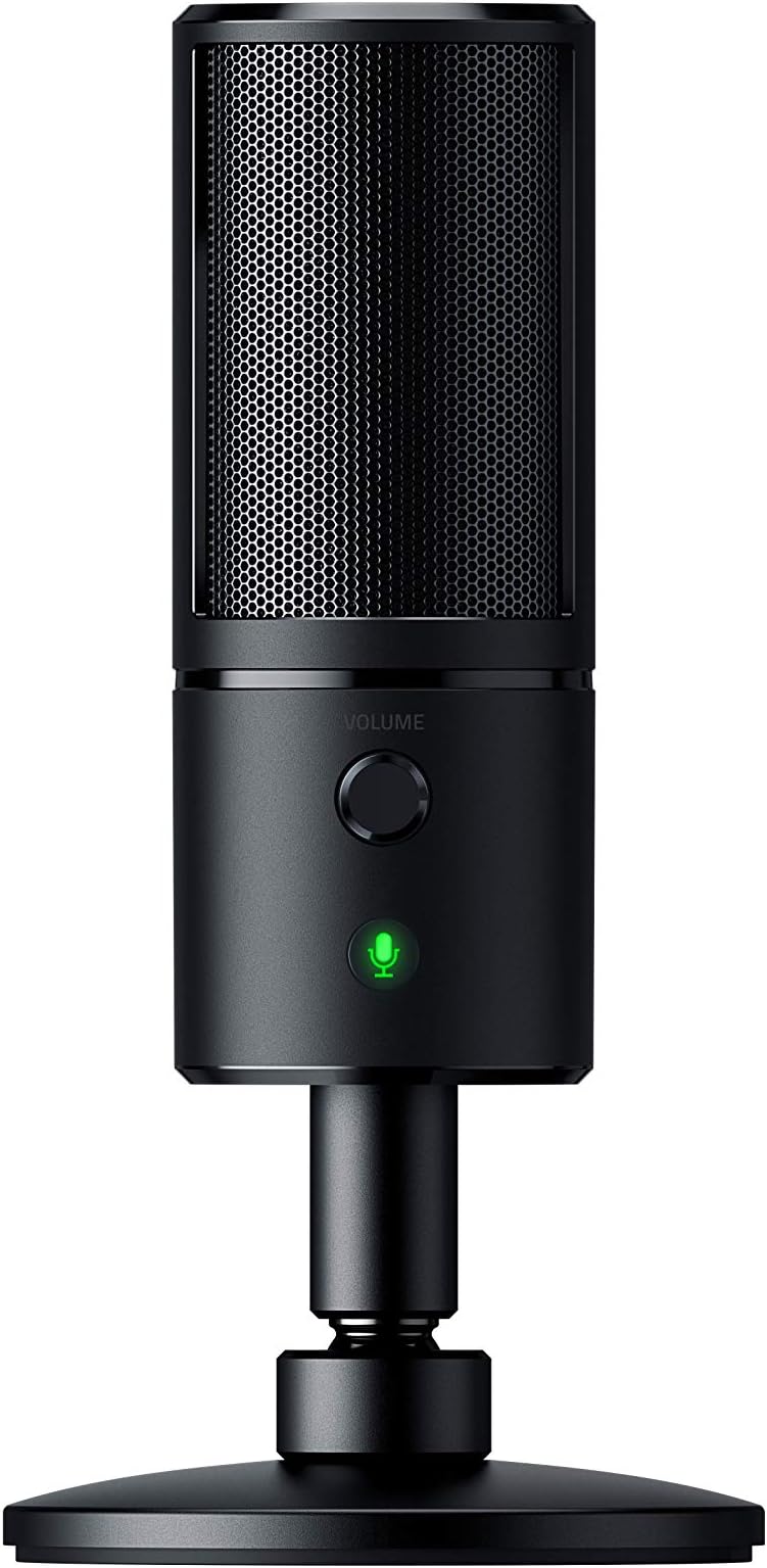 Amazon.com: Razer Seiren Emote Streaming Microphone: 8-bit Emoticon LED ...