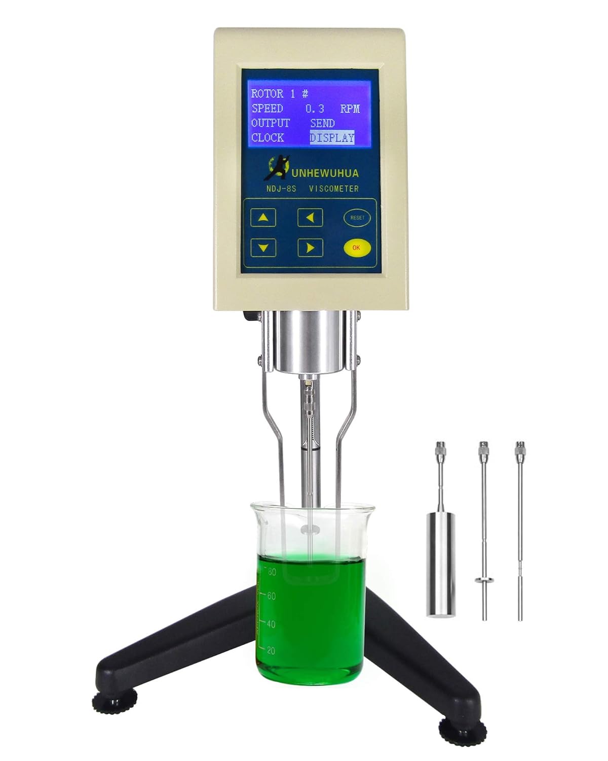 KUNHEWUHUA Digital LCD Rotary Viscometer Viscosity Tester Meter NDJ-8S ...
