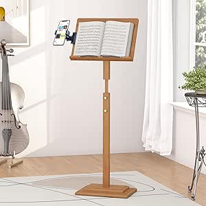 Amazon.com - Bamboo Music Stand For Sheet Music-Professional Music ...