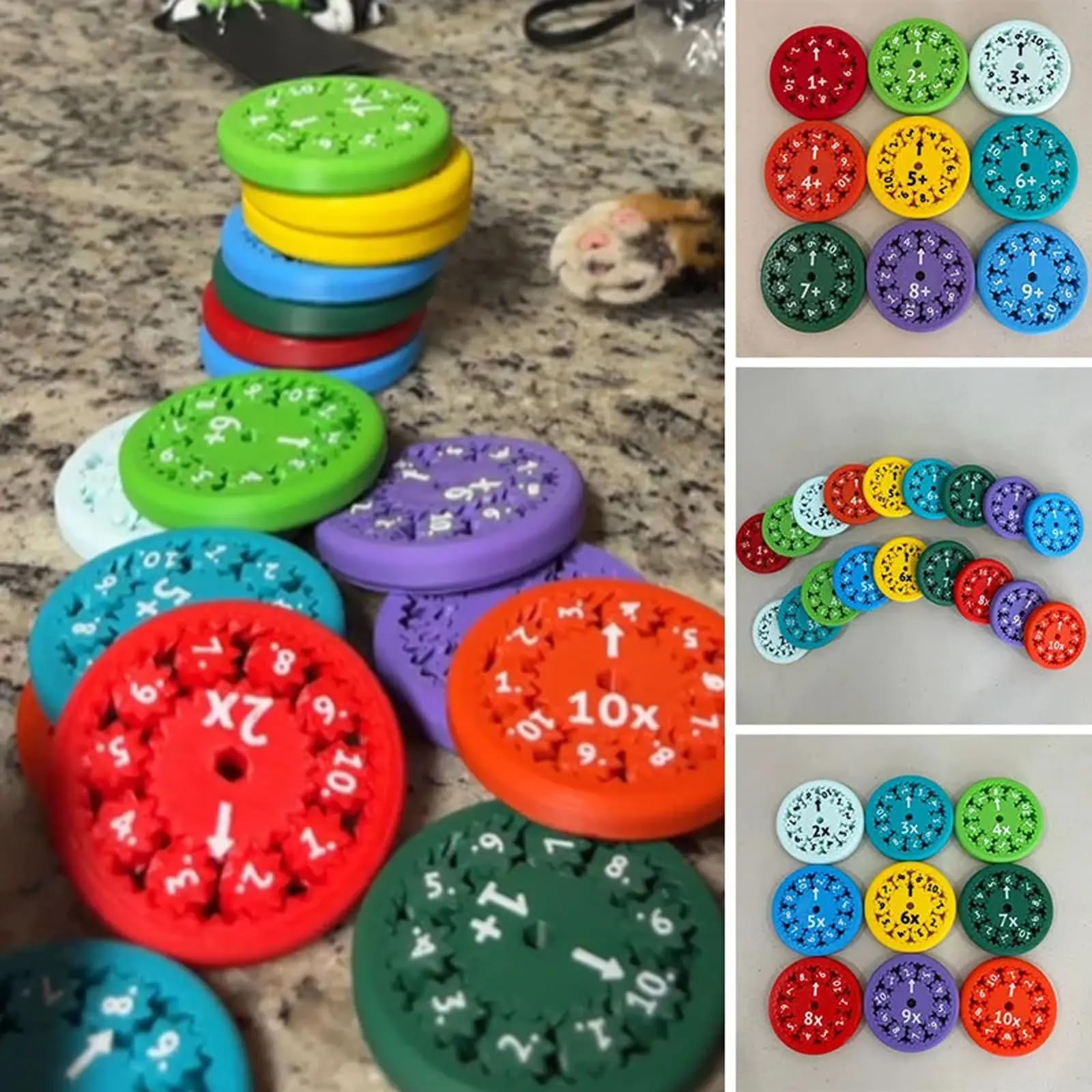 Snapklik.com : Math Fidget Spinner, Math Facts Fidget Spinner,Math ...