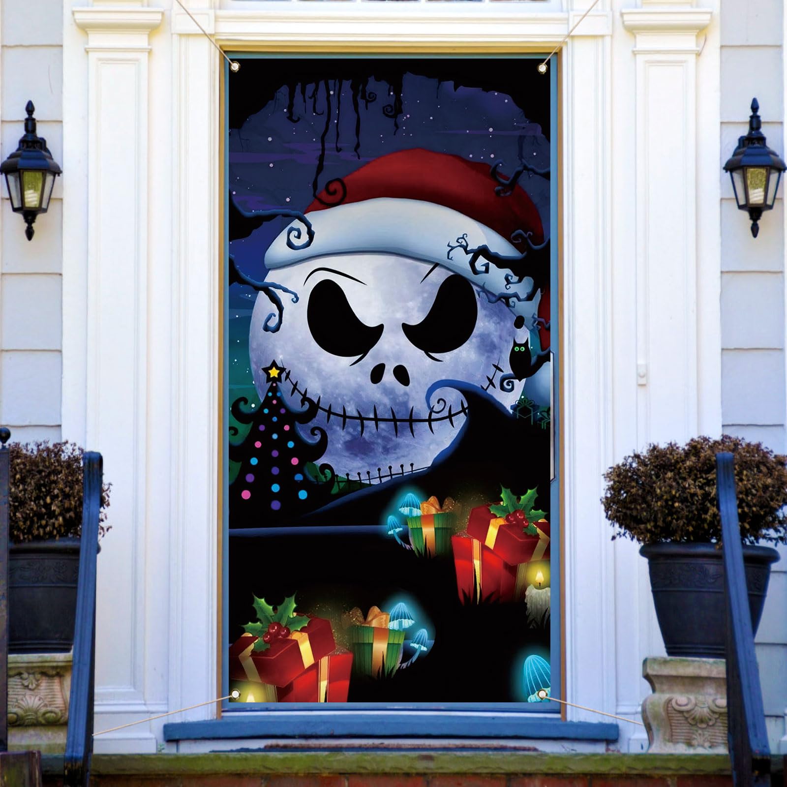 Nightmare Before Christmas Door Designs Vinyl Wall Art Decal, Jack