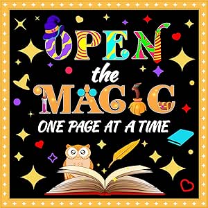 Amazon.com: MORENKISS Magic Themed Classroom Bulletin Board Decorations ...