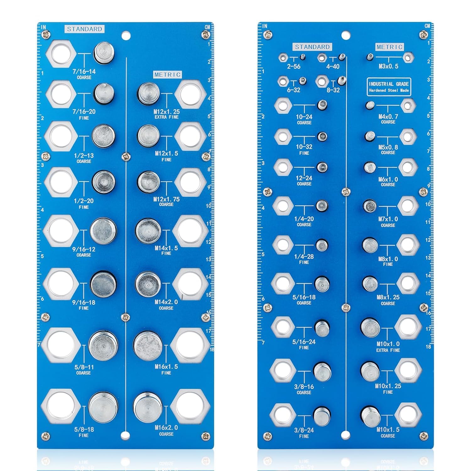 Thread Checker, 38 Nut and Bold Thread Checker, Bolt Size and Thread ...