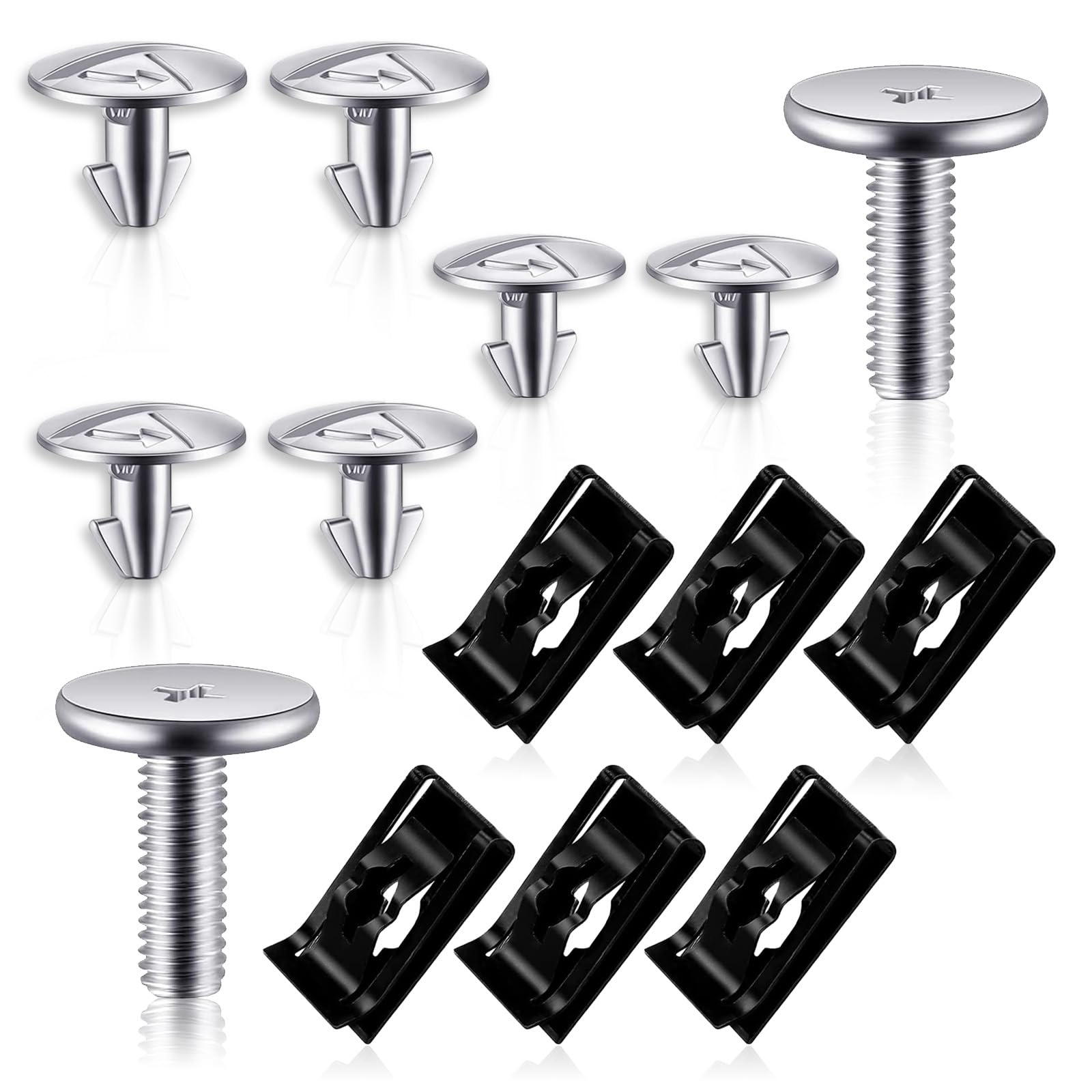 Snapklik.com : ZKFAR 14 PCS Lower Engine Cover Bolt Pin Screws ...