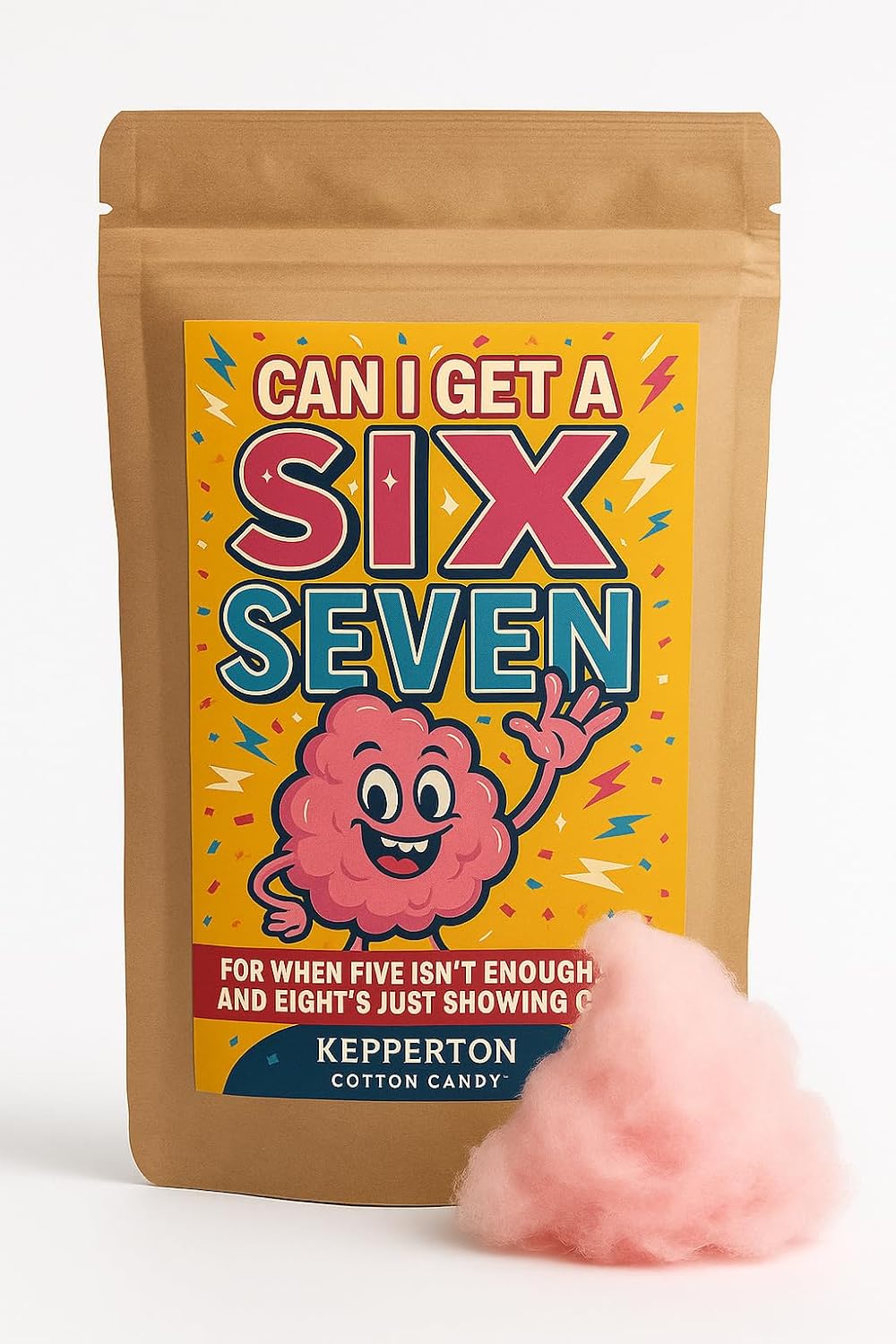 Amazon.com : Can I Get a SIX SEVEN Cotton Candy - Premium Fun Treat for ...