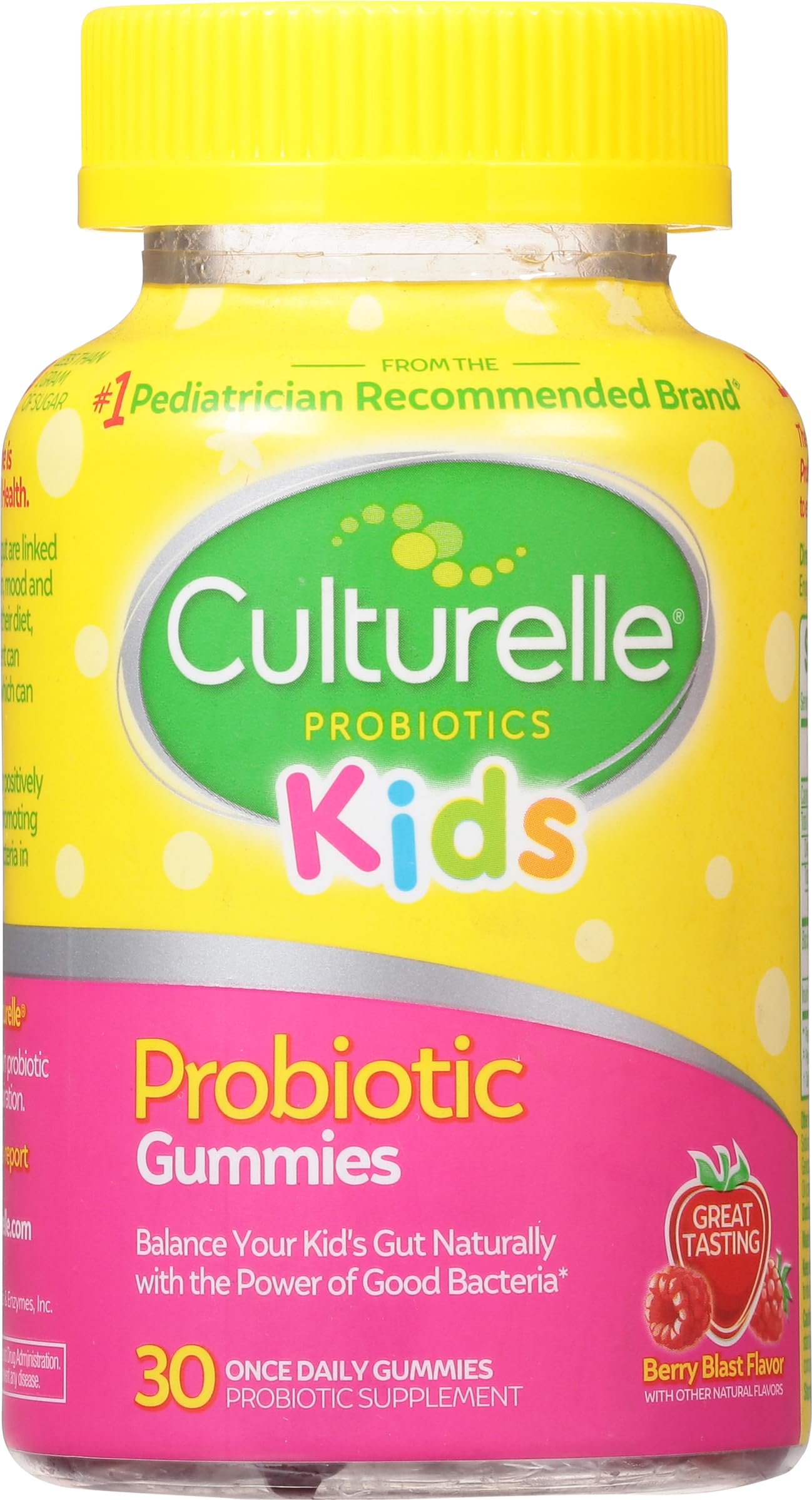 Amazon.com: Culturelle Daily Probiotic for Kids + Veggie Fiber Gummies ...