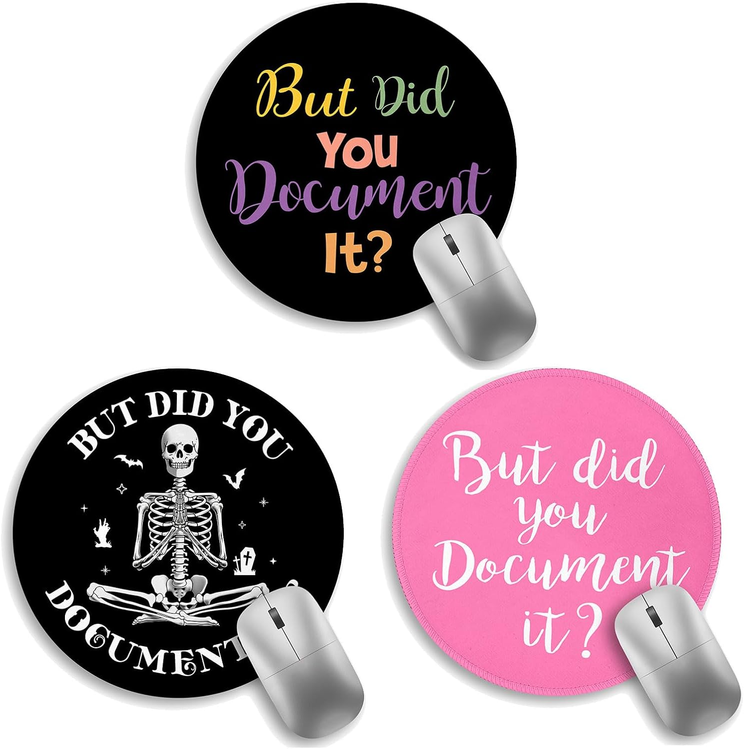 Amazon.com: 3 PCS Funny Work Mouse Pad, BUT DID You Document IT ...