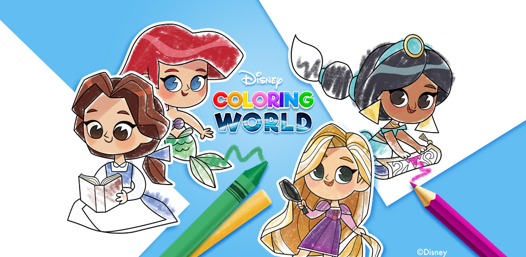 Disney Coloring World - Coloring, Drawing, Painting & Art Games for ...