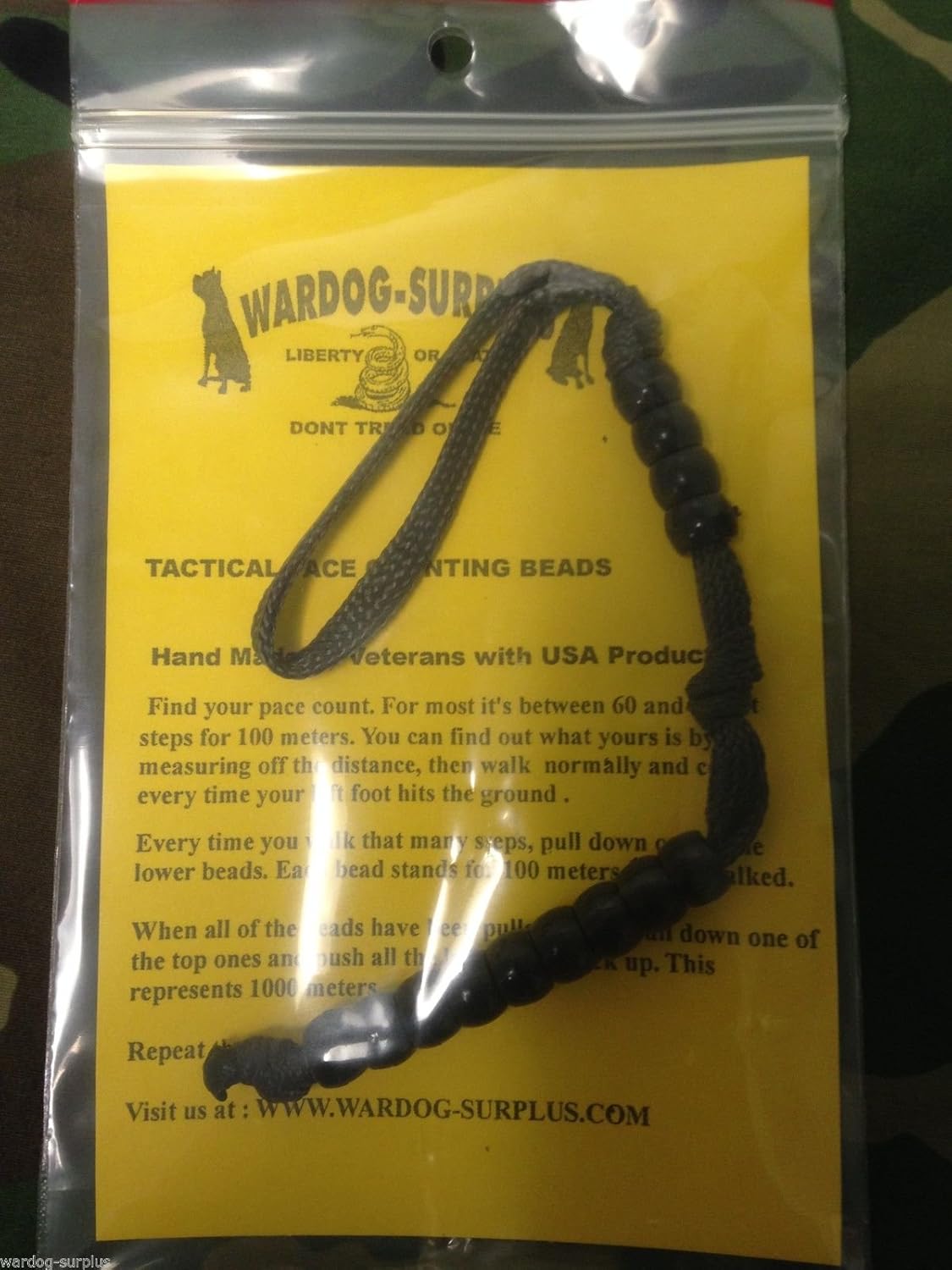 Amazon.com: Wardog Surplus Military Pace Count Beads for Land Nav ...