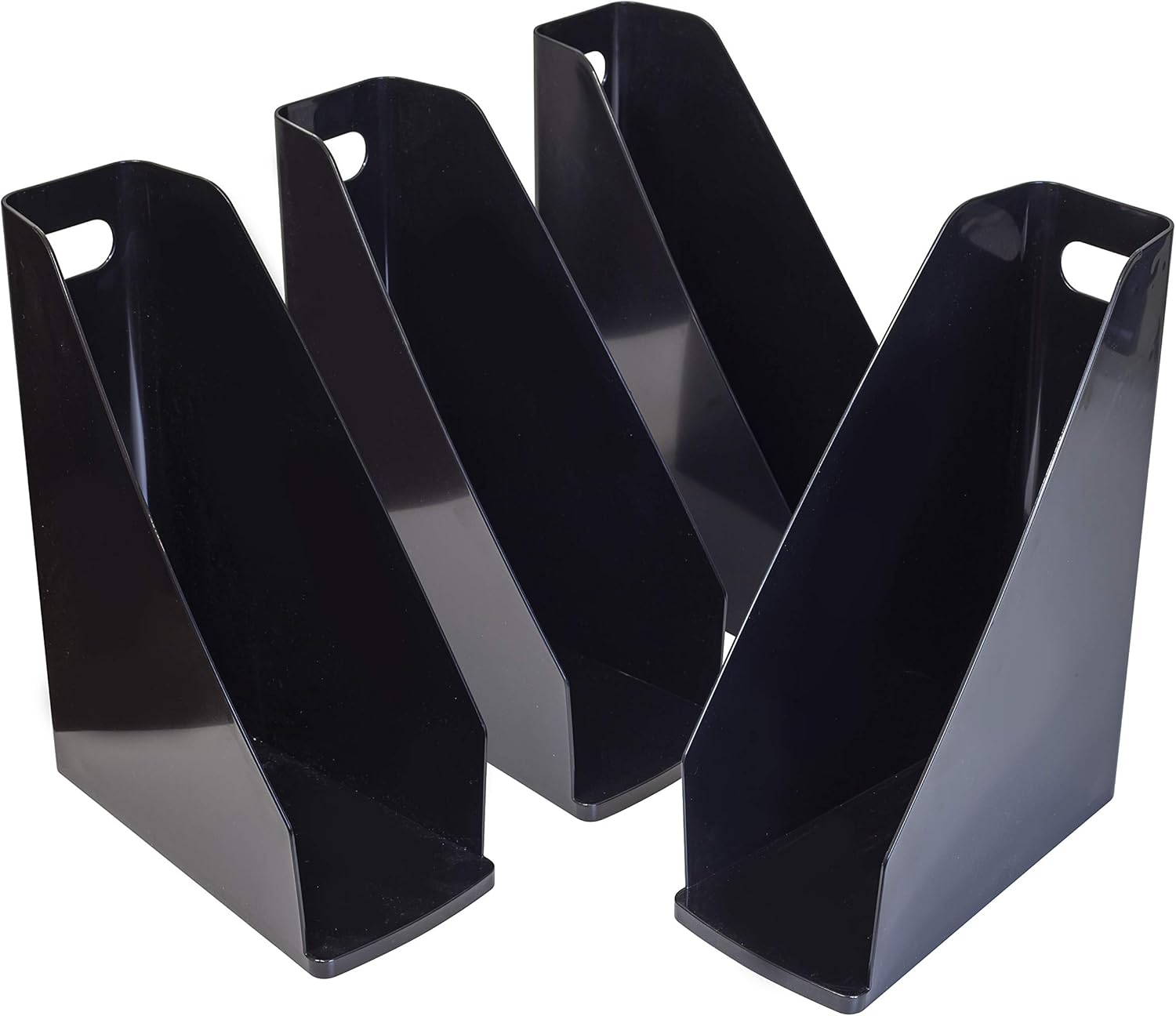 Amazon.com : Storex Modern Gloss Magazine File, 2.8 x 9.8 x 12.2 Inches ...