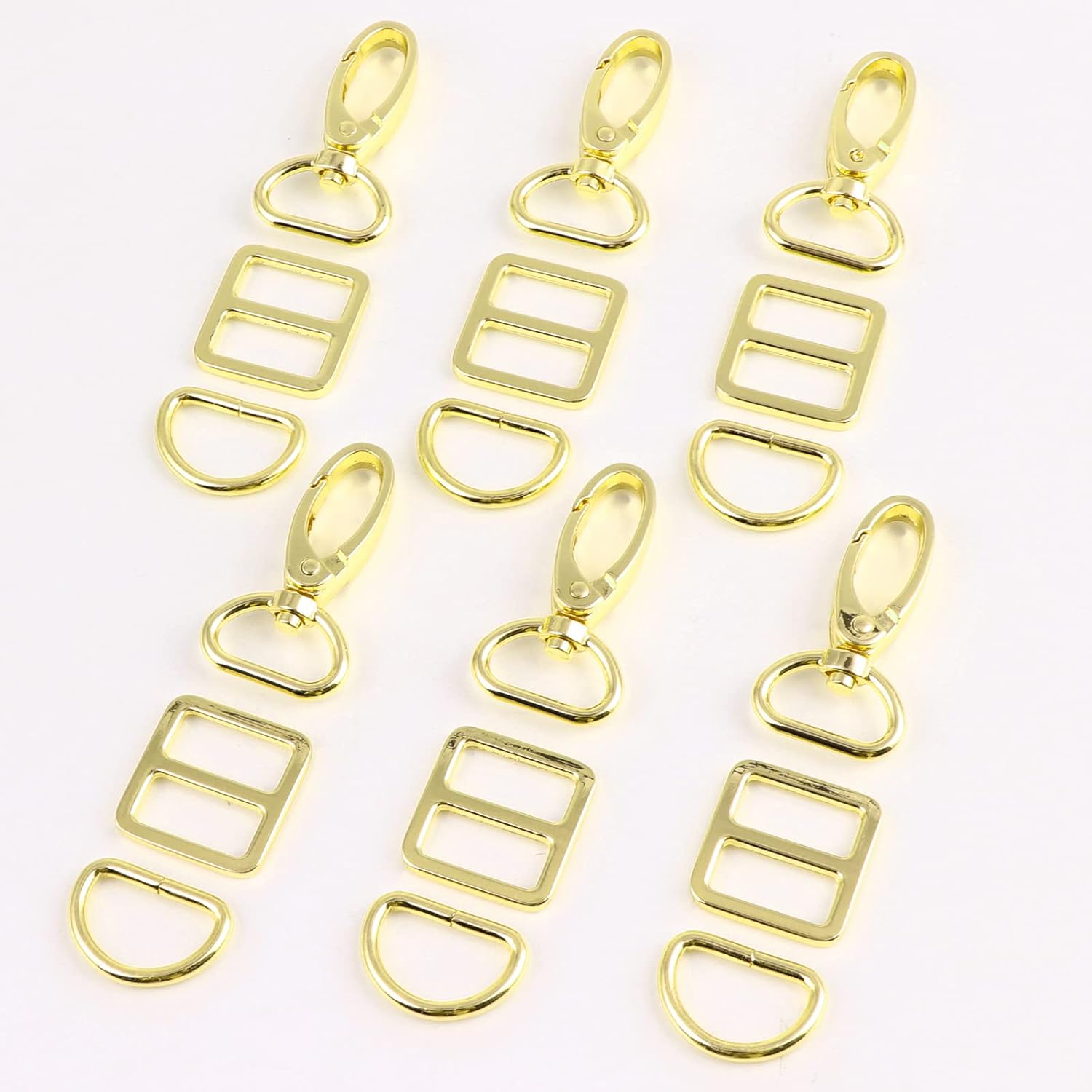 Amazon.com: PECMER 3/4 Inch Purse Hardware for Bag Making 18 Pcs Swivel ...