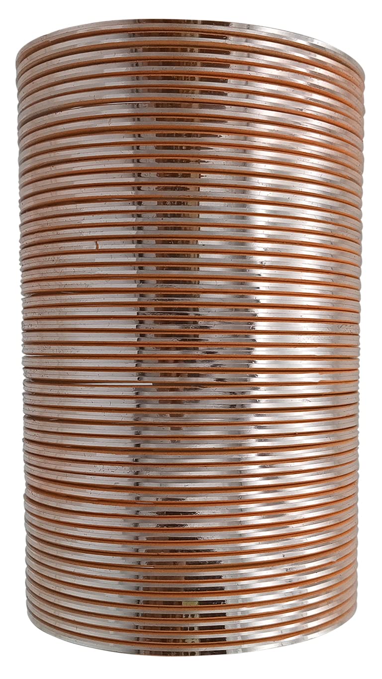 Buy The Golden Cascade Light Peach Color Plain Metal Bangle with ...