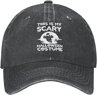Amazon.com: Philysonic Funny Hat This is My Scary Halloween Costume Hat ...