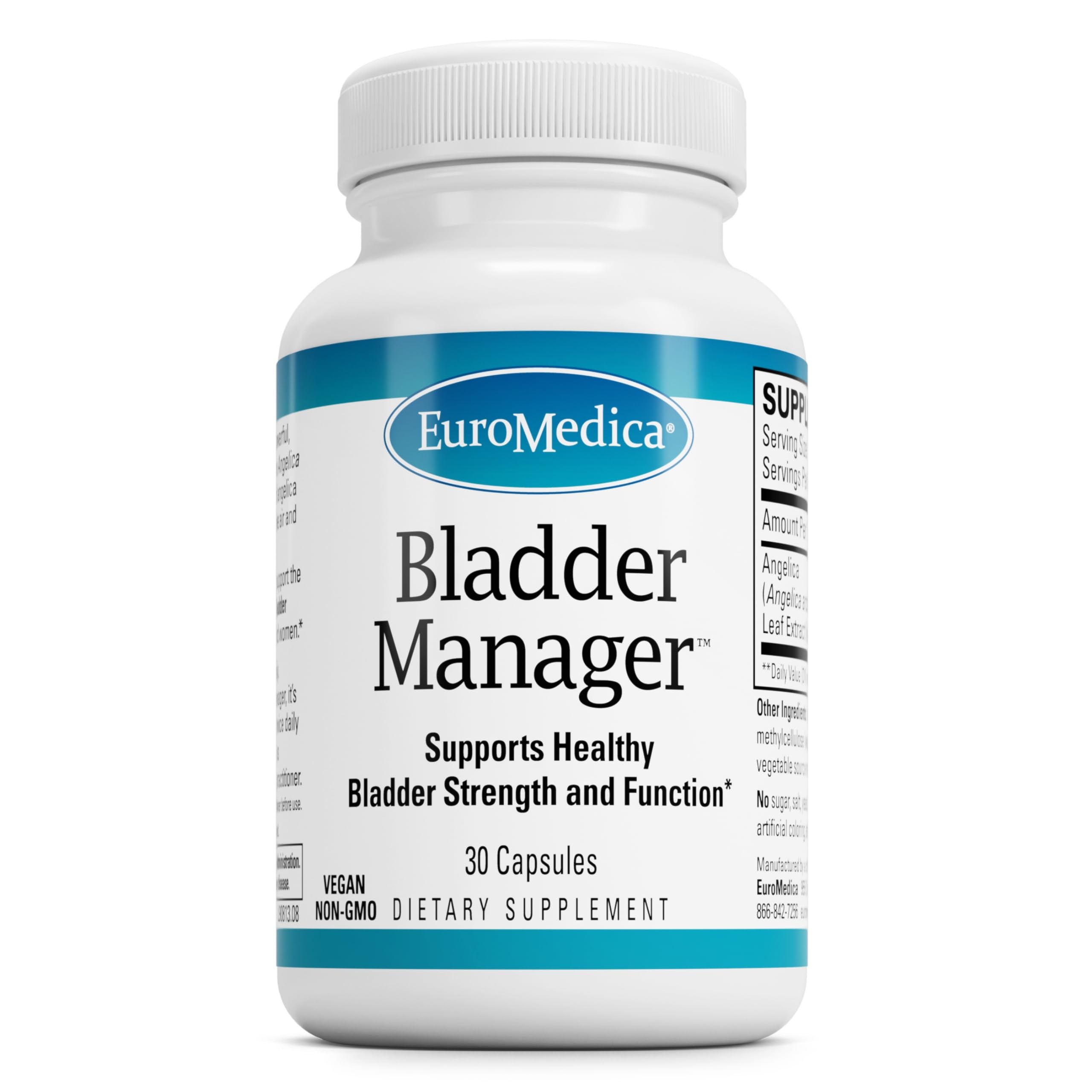Euromedica Bladder Manager Bladder Support Supplement Dietary ...