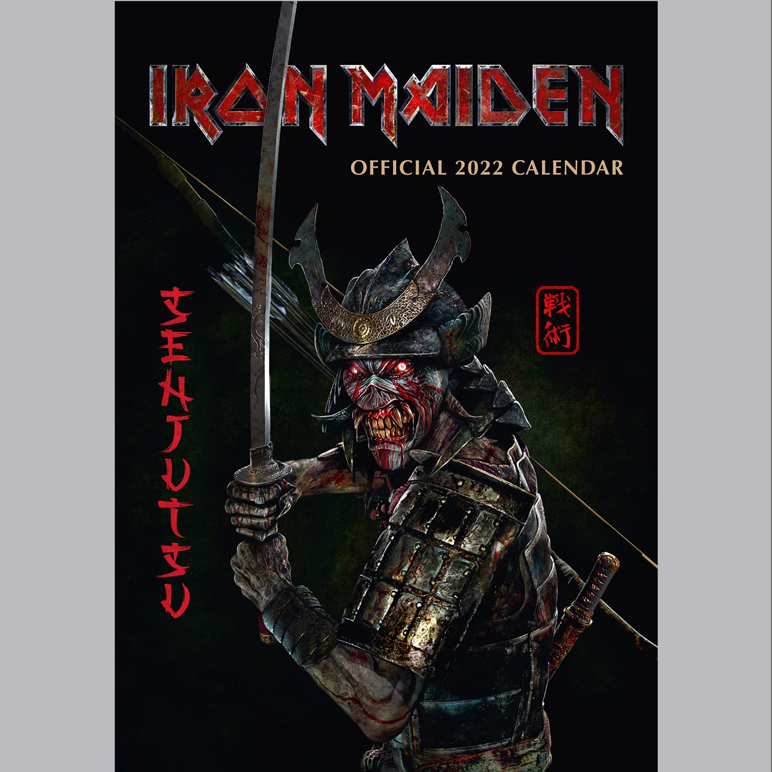 Official Iron Maiden 2022 Calendar - Month To View A3 Wall Calendar ...