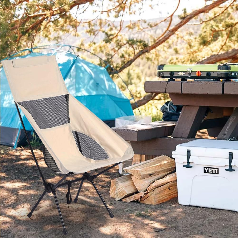 Snapklik.com : Ukontagood Portable Camping Chairs 2 Pack, Lightweight ...