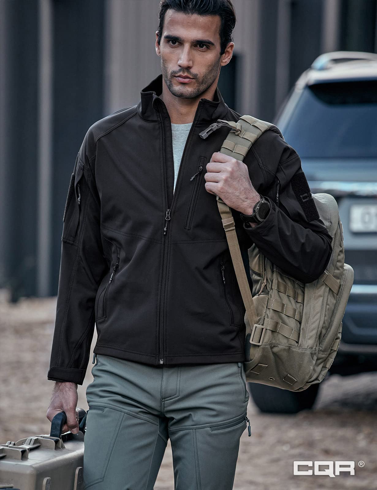 Snapklik.com : Mens Fleece Lined Tactical Softshell Jackets ...