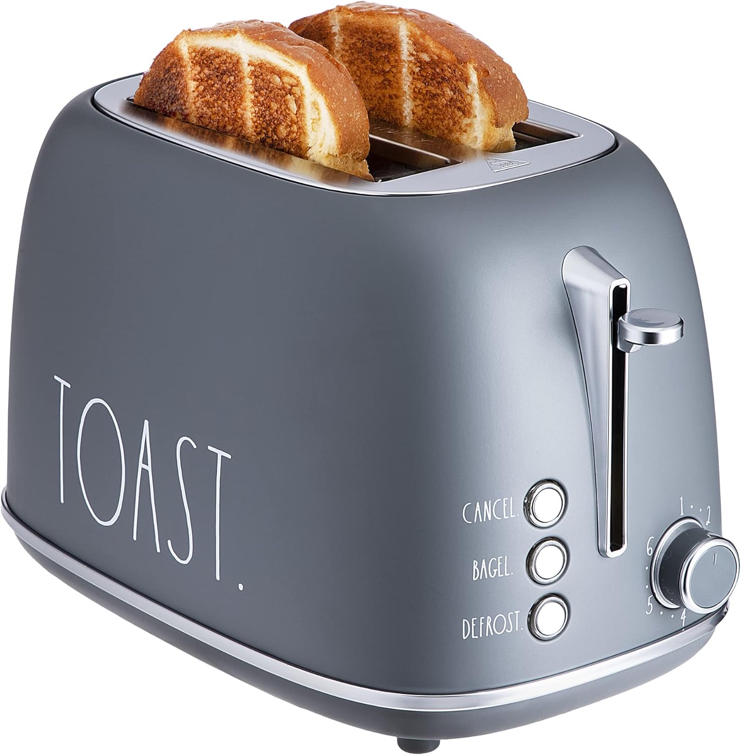 Rae Dunn Retro Rounded Bread Toaster, 2 Slice Stainless Steel Toaster ...