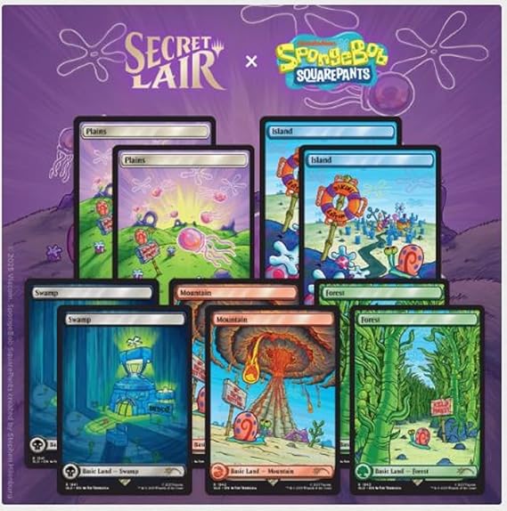 Amazon.com: Magic the Gathering Secret Lair x Spongebob Squarepants ...