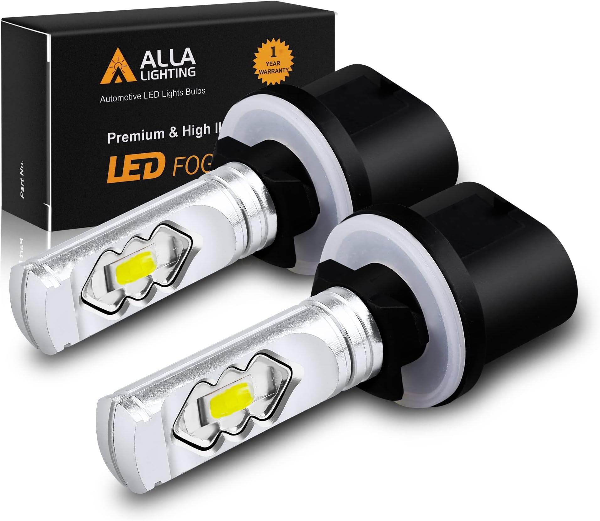 Amazon.com: Alla Lighting 899 880 LED Fog Light Bulbs Xtreme Super ...