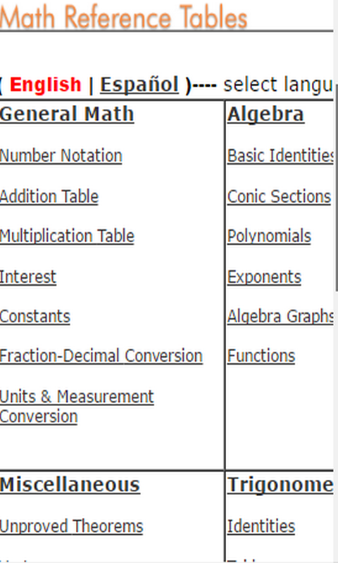 Simple Math Formulas - App on Amazon Appstore