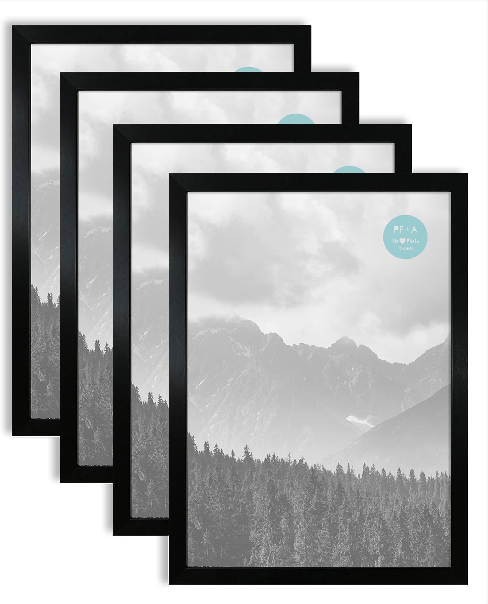 pf+a SET OF 3 A3 (29.7x42cm) Photo Frames - GLASS Window - Premium ...