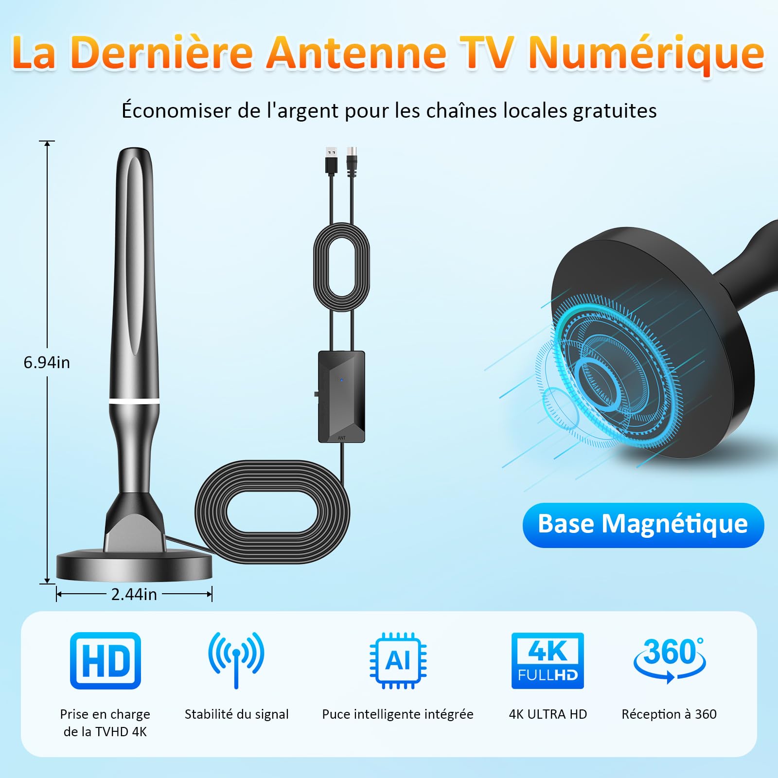 Antenne Tv Interieur Puissante Darty