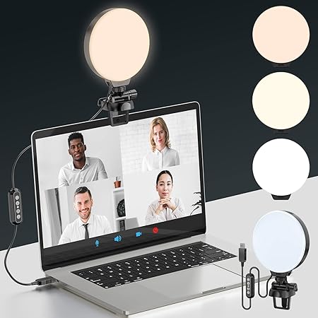 Amazon.com : Video Conference Lighting Kit,Laptop Light for Video ...