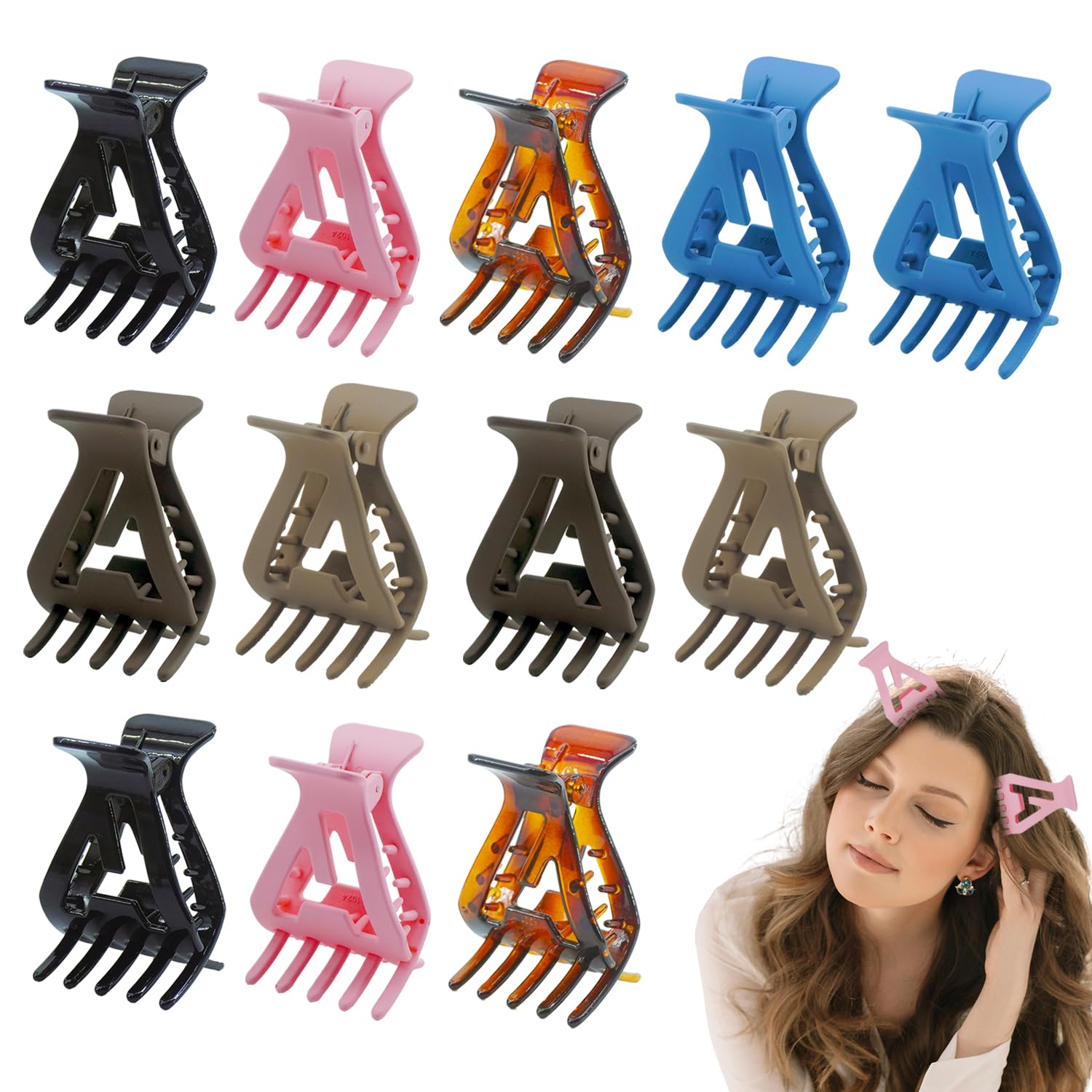 Snapklik.com : 12pcs Hair Root Lift Hair Clips Different For Voluminous ...