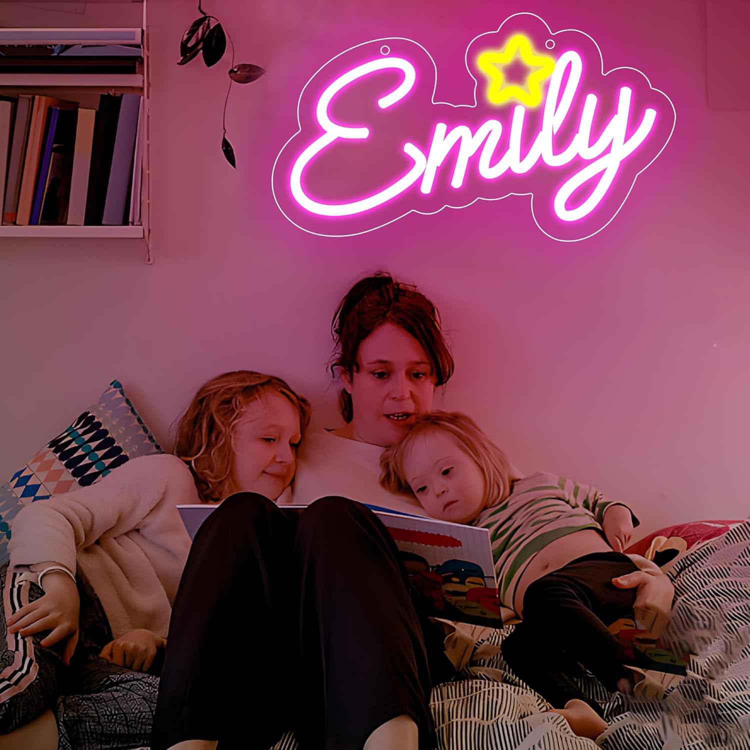 ATTNEON Emily – Letrero de neón, luz LED de neón personalizada para ...