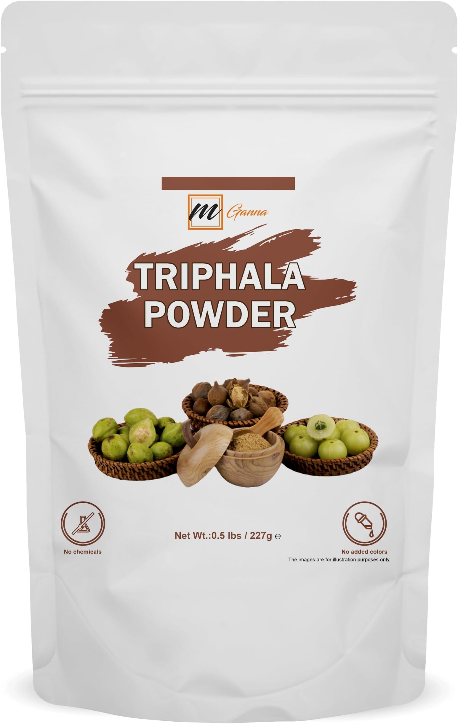 Amazon.com: mGanna 100% Natural Triphala Powder for Skin and Health ...