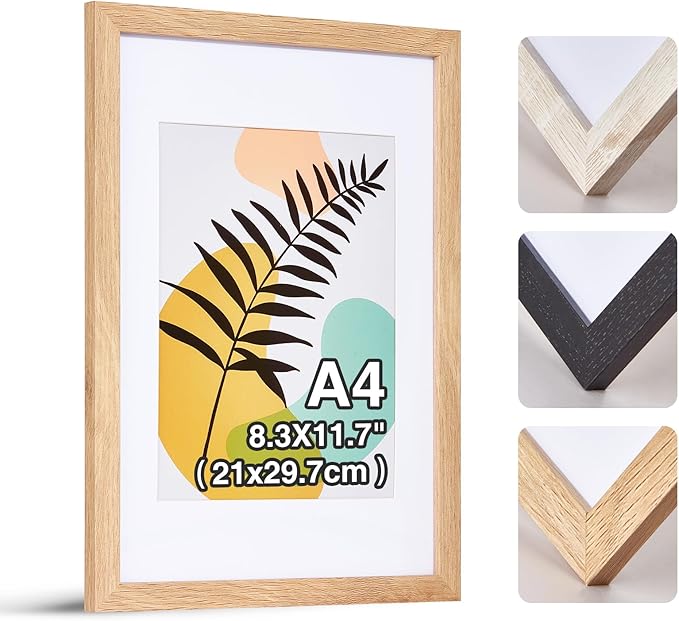 HOUSE DAY A4 Photo Frames, 1pcs Picture Frames for Wall Mount, Wedding ...