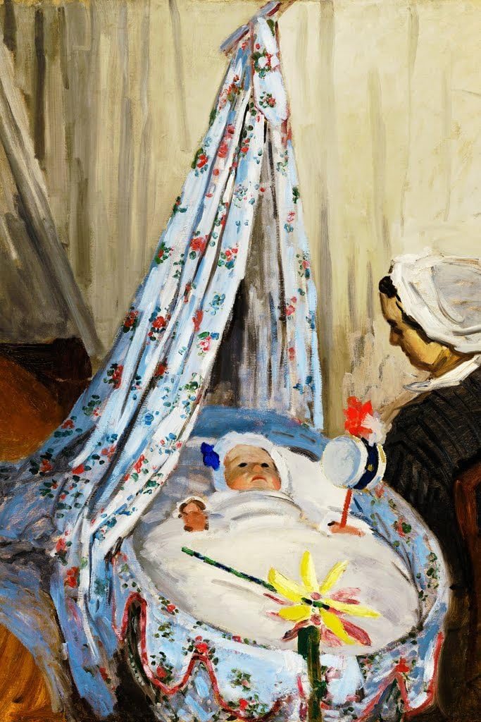 Amazon.com: ArtParisienne The Cradle Camille with The Artist's Son Jean ...