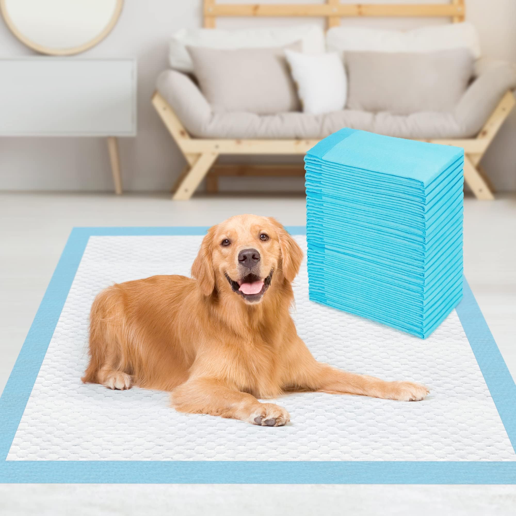 Amazon.com: Powools 100-Pack X-Large Puppy Pads - 34'' x 28'' Pee Pads ...