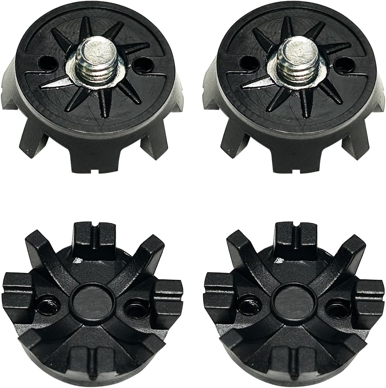 Amazon.com : UMMEI 28 Pcs Golf Shoe Spikes metal thread screw in 1/4 ...