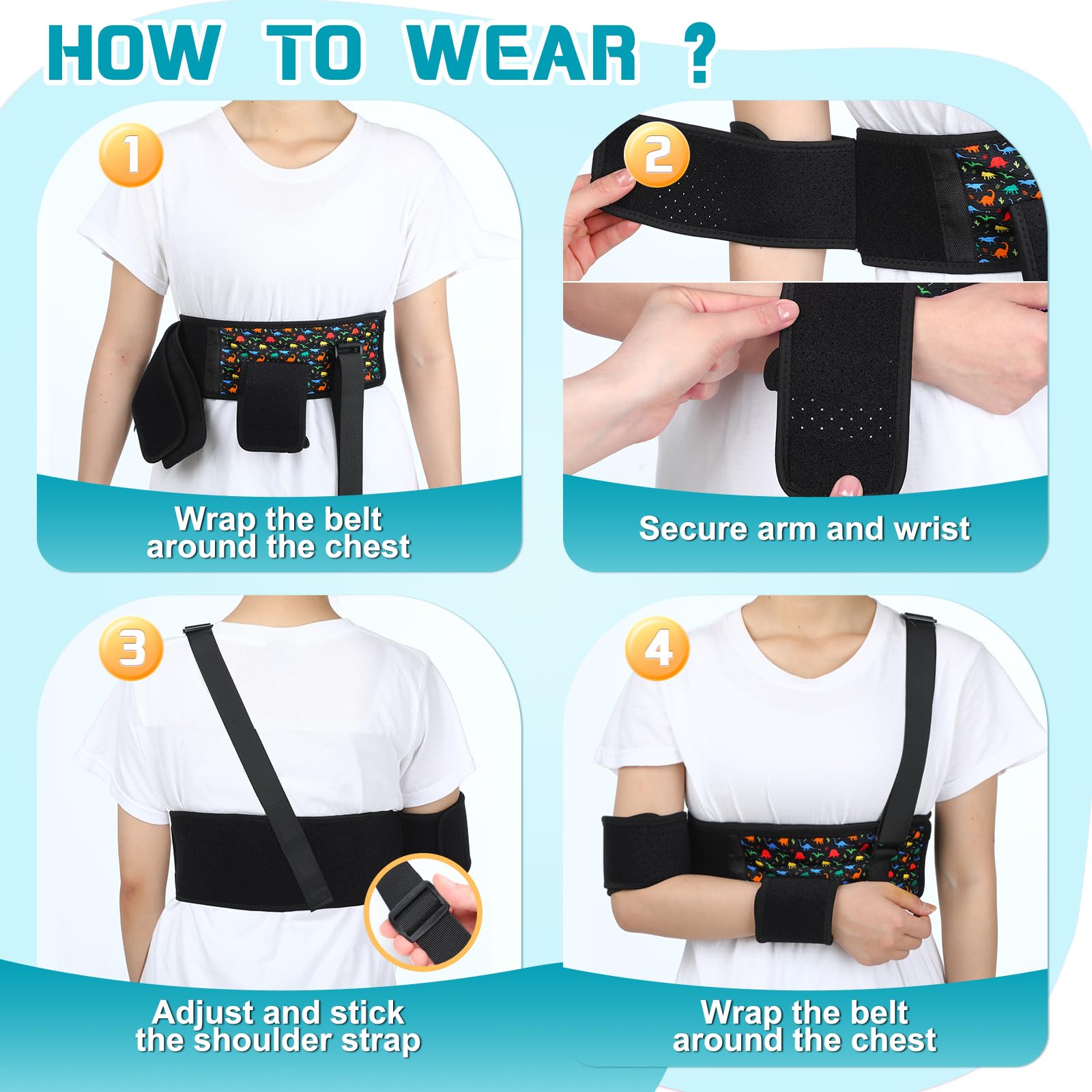 Arm Sling For Shoulder Injury Evervibe Kids Arm Sling Pediatric ...