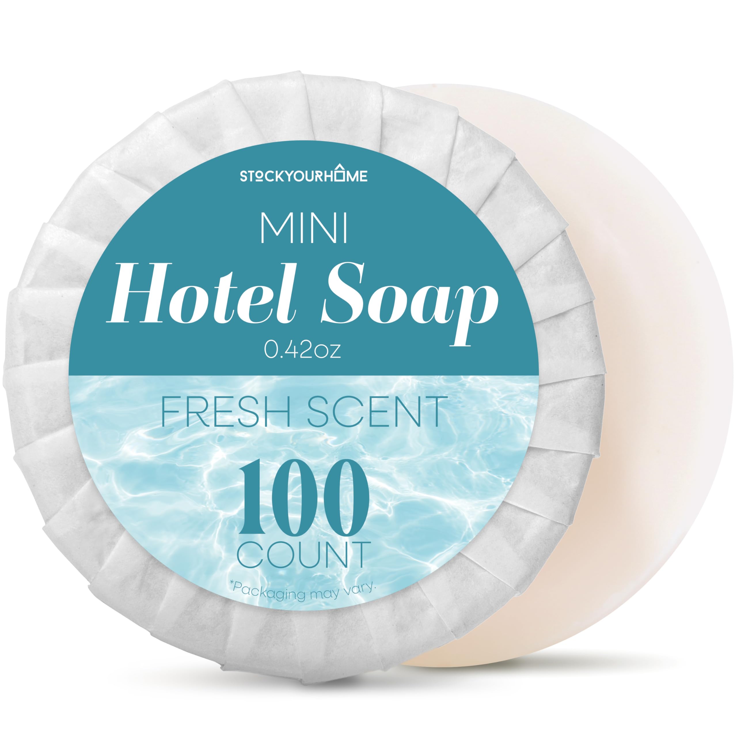 Amazon.com : Bulk Hotel Soap Bars (100 Count), Fresh Scent Travel Size ...