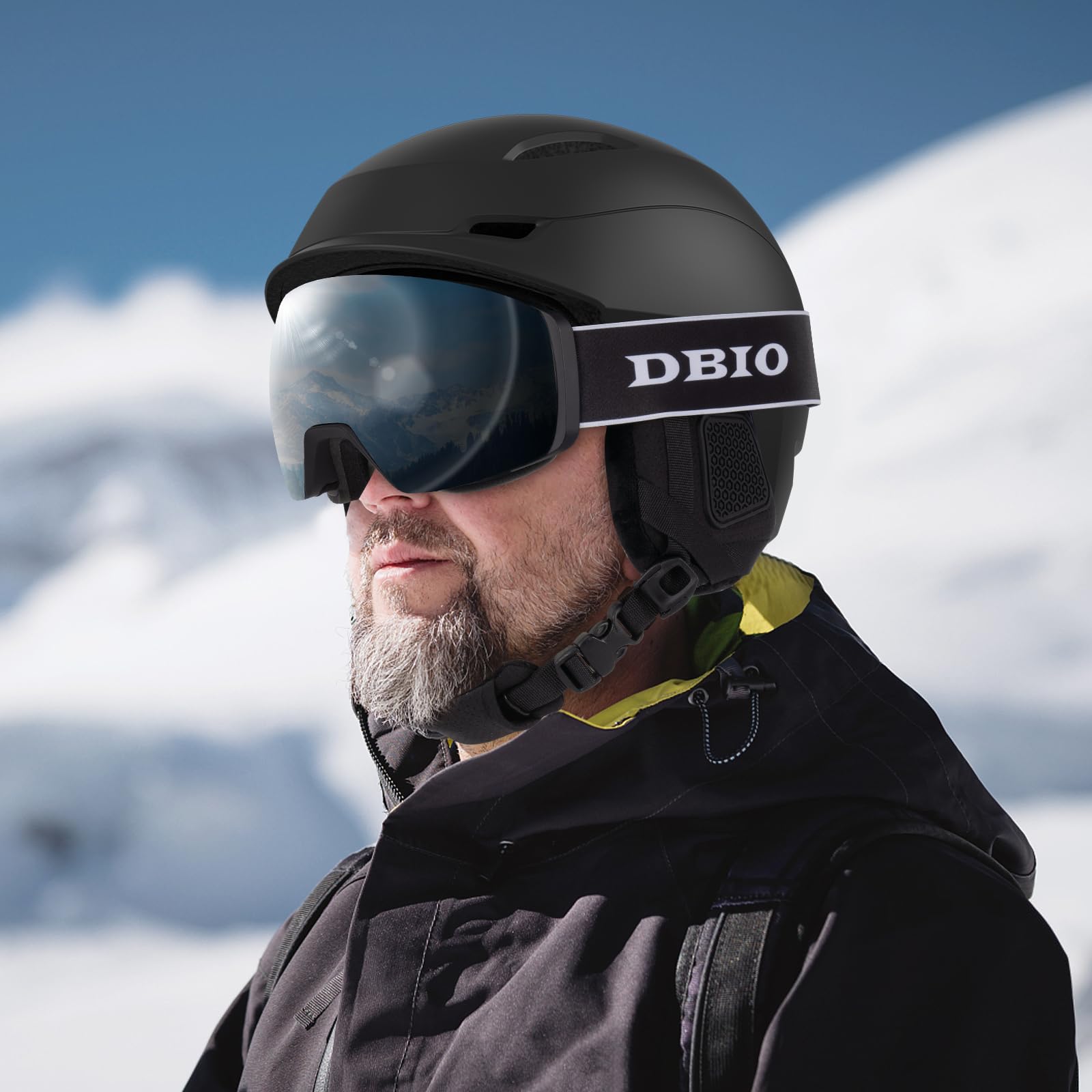Snapklik.com : DBIO Snowboard Helmet, Ski Helmet For Adults