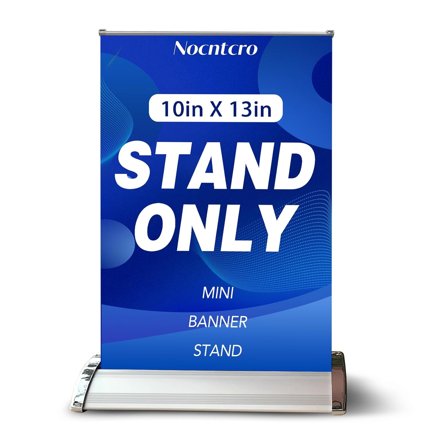 Nocntcro Mini Retractable Banner Stand Table Top Desktop Roll Up Banner ...