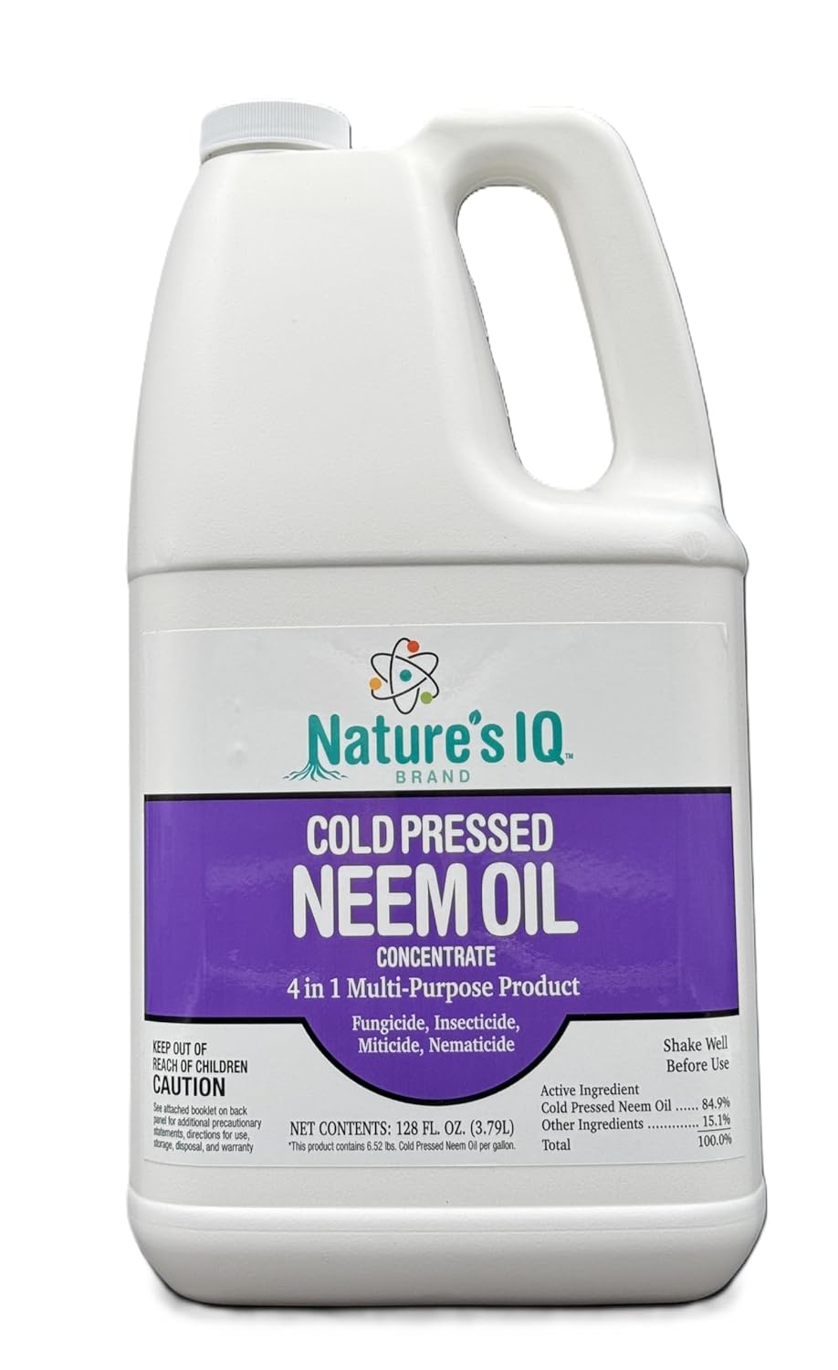 Amazon.com: Nature's IQ Advanced Formula Neem Oil with Built in Mixing ...
