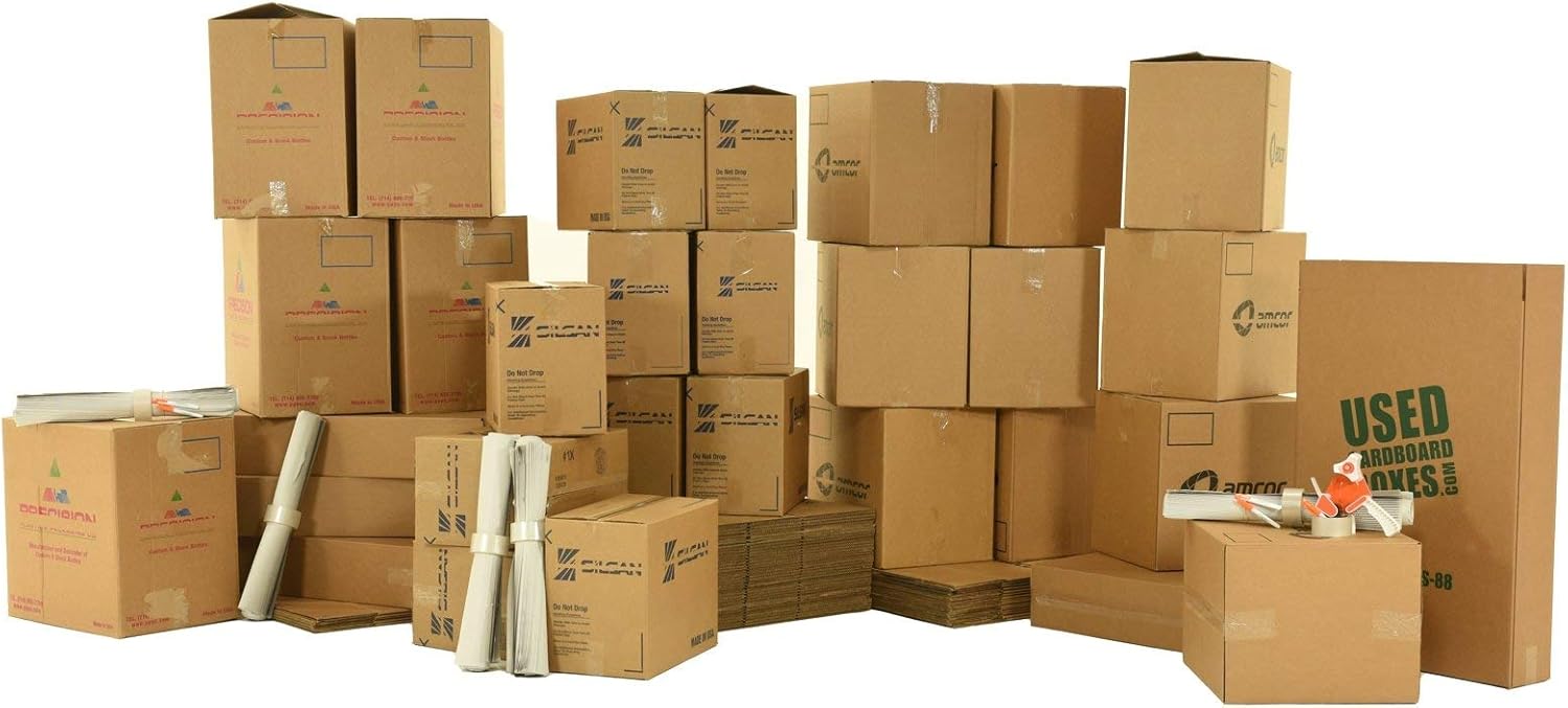 Amazon.com: 4 Bedroom/Office Moving Kit w/ 85 Boxes : Office Products