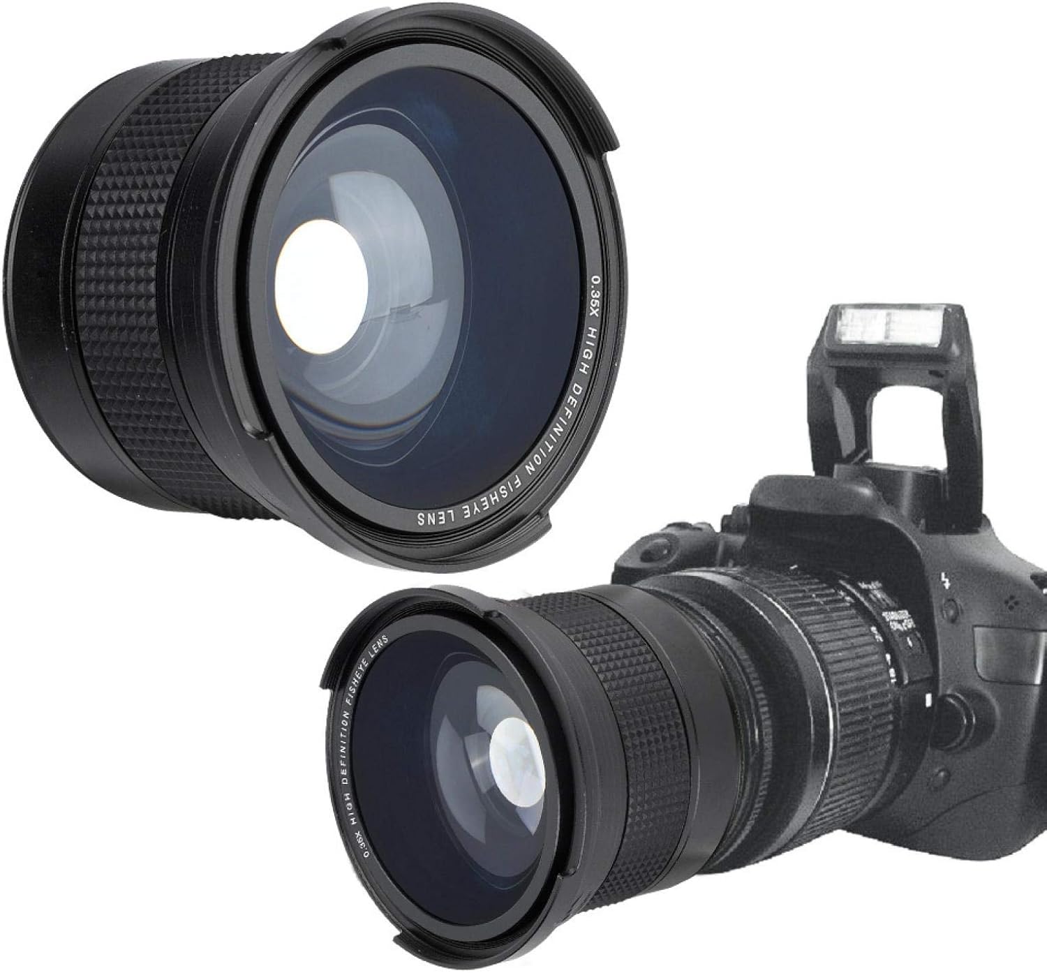 Amazon.com : Fisheye Wide Angle Lens, Slr Camera Professional Camera ...