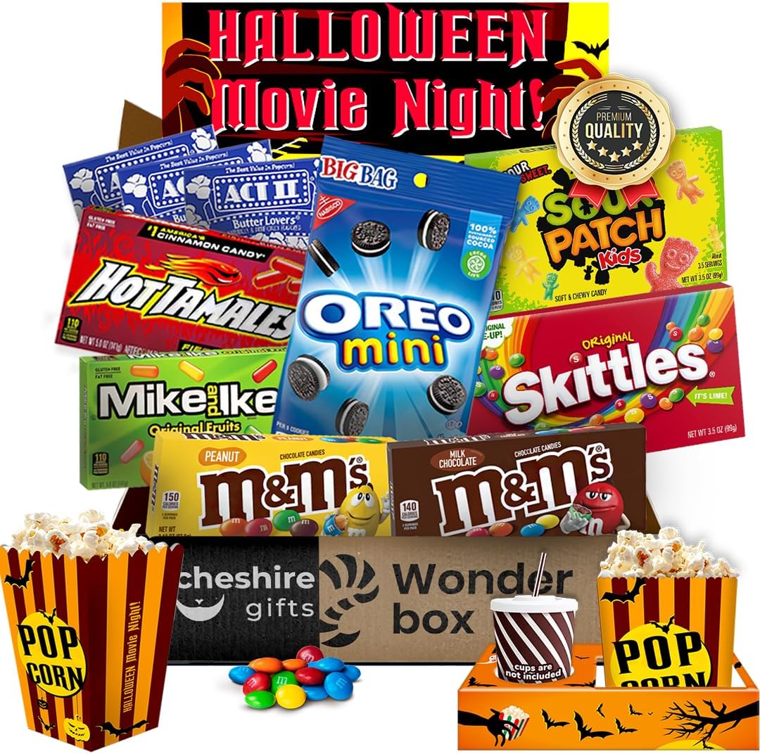 Amazon.com: Deluxe Movie Night Gift Includes Popcorn Buckets, Popcorn ...