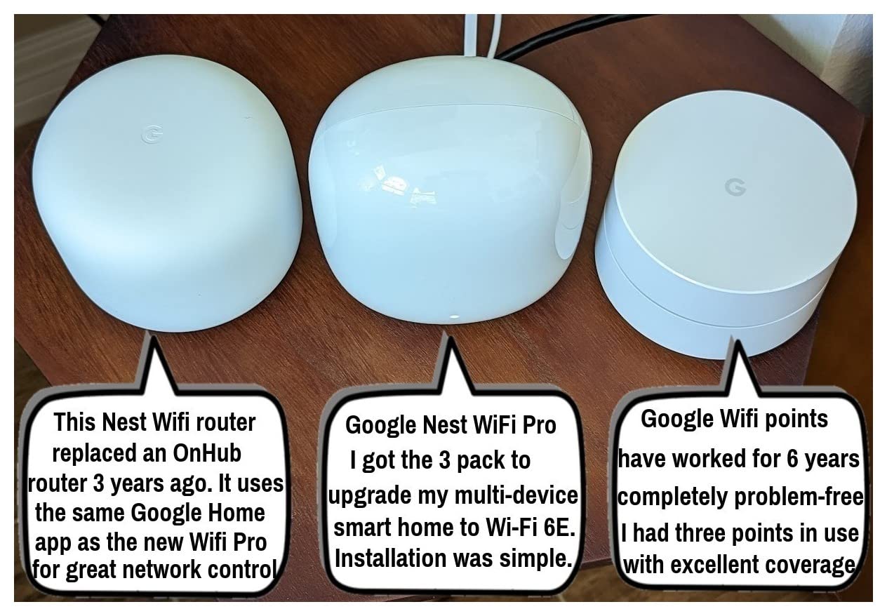 $33/mo - Finance Google Nest WiFi Pro - Wi-Fi 6E - Reliable Home Wi-Fi ...