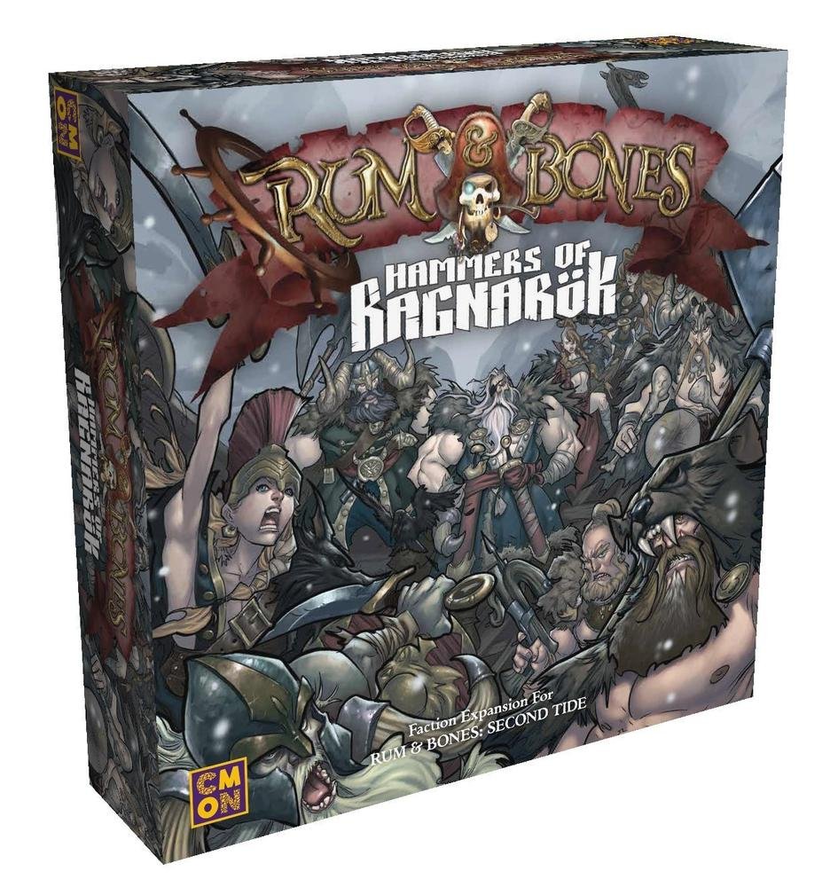 Amazon.com: CMON Rum & Bones S Tide Hammers of Ragnarok Strategy Board ...