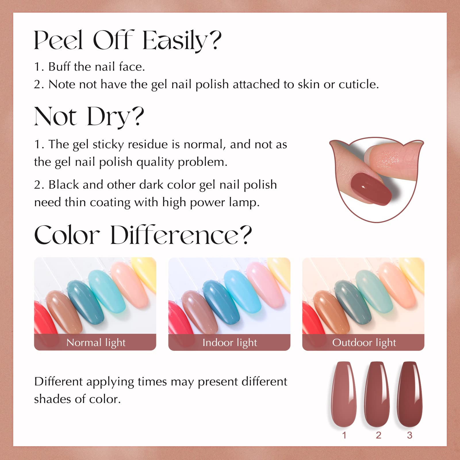 ROSALIND 38PCS Gel Nail Polish Set, 35 Colors Gel Polish Set with Base ...