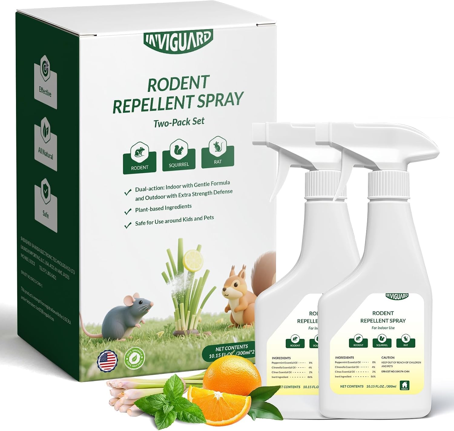Amazon.com: Rodent Repellent Spray for Car Engine, Cables & Storage ...