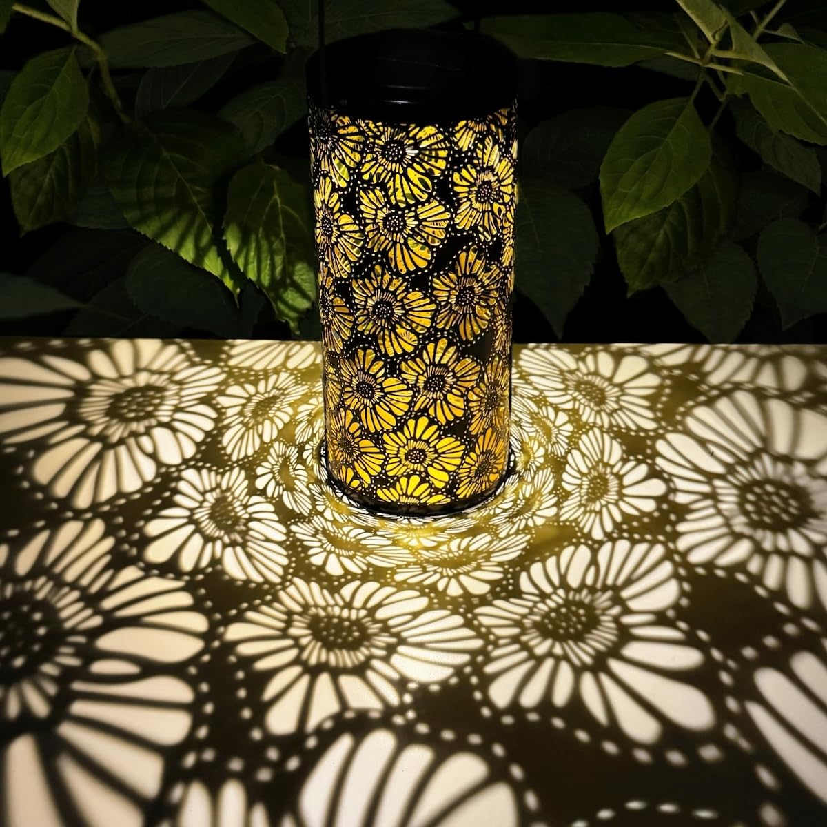 Amazon.com: MONOKIKI Large Solar Lanterns Outdoor Waterproof with Daisy ...