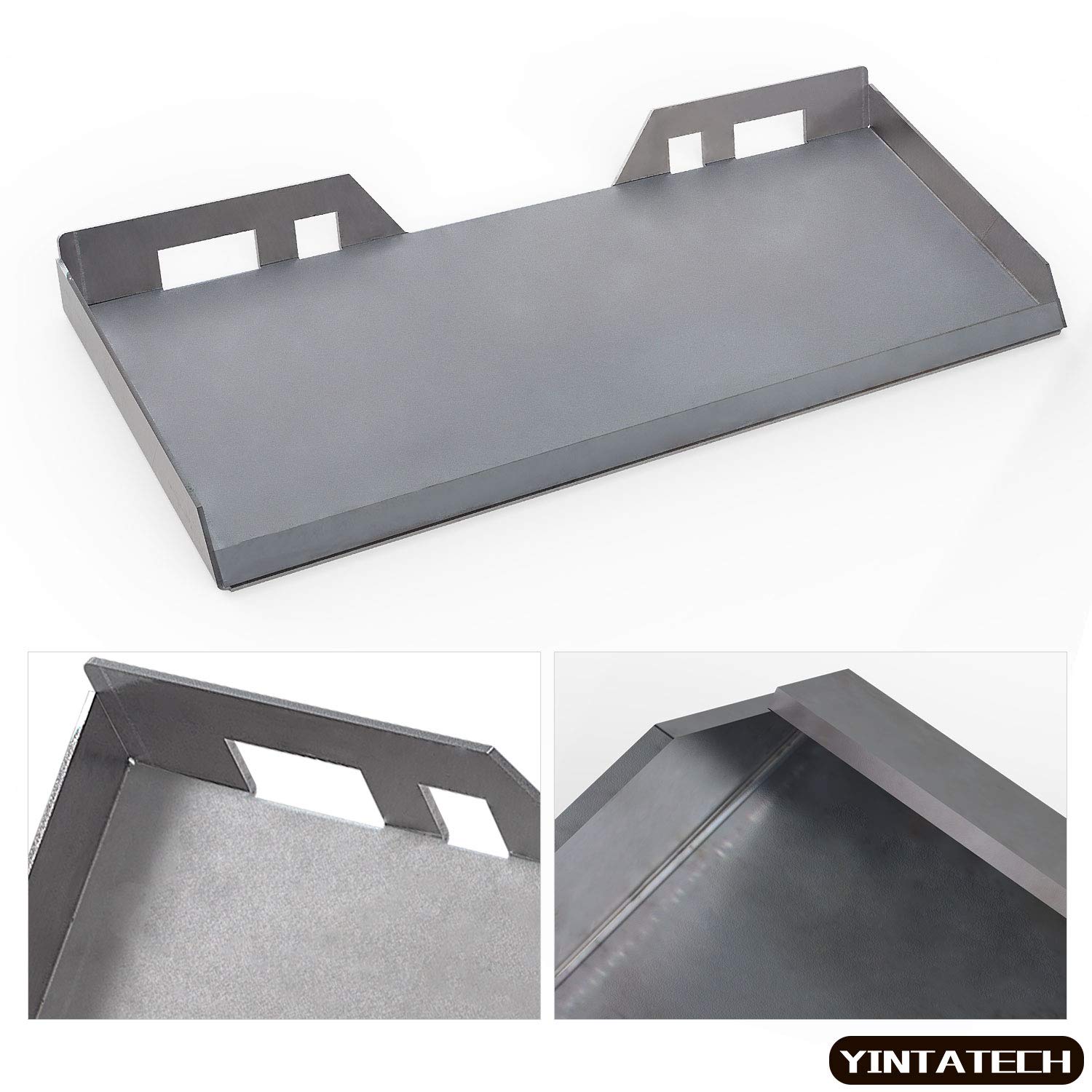 Snapklik.com : YINTATECH 1/4" Skid Steer Attachment Plate Universal Quick Attach Plate Compatible